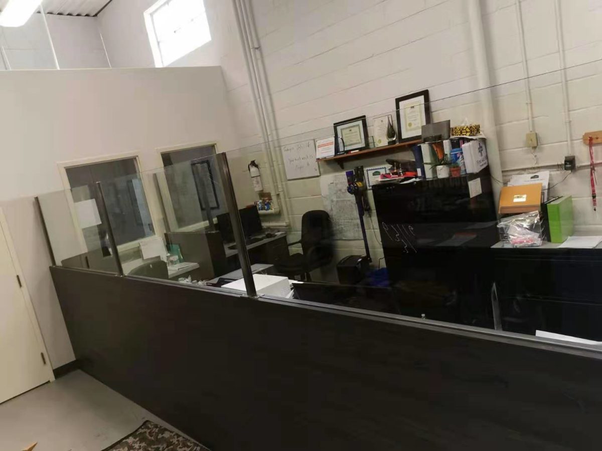 Commercial Receptionist Desk and Dividers - FengFa™| Kitchen Cabinets ...